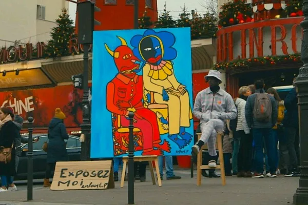 L' artiste Camerounais Francis Essoua kalu se fait connaître en faisant ...